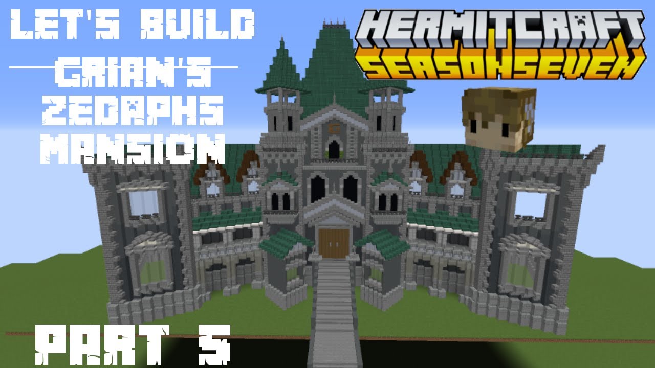 Lets Build Grians Mansion From Hermitcraft Season 7 Tutorial Ep5 Youtube