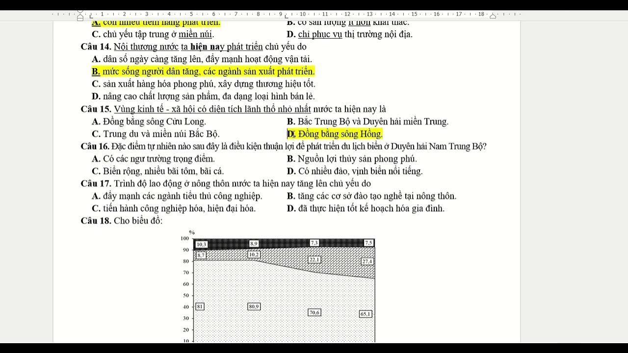 Đề KSCL Lần 2 - tỉnh Bắc Ninh, mã 602 - YouTube