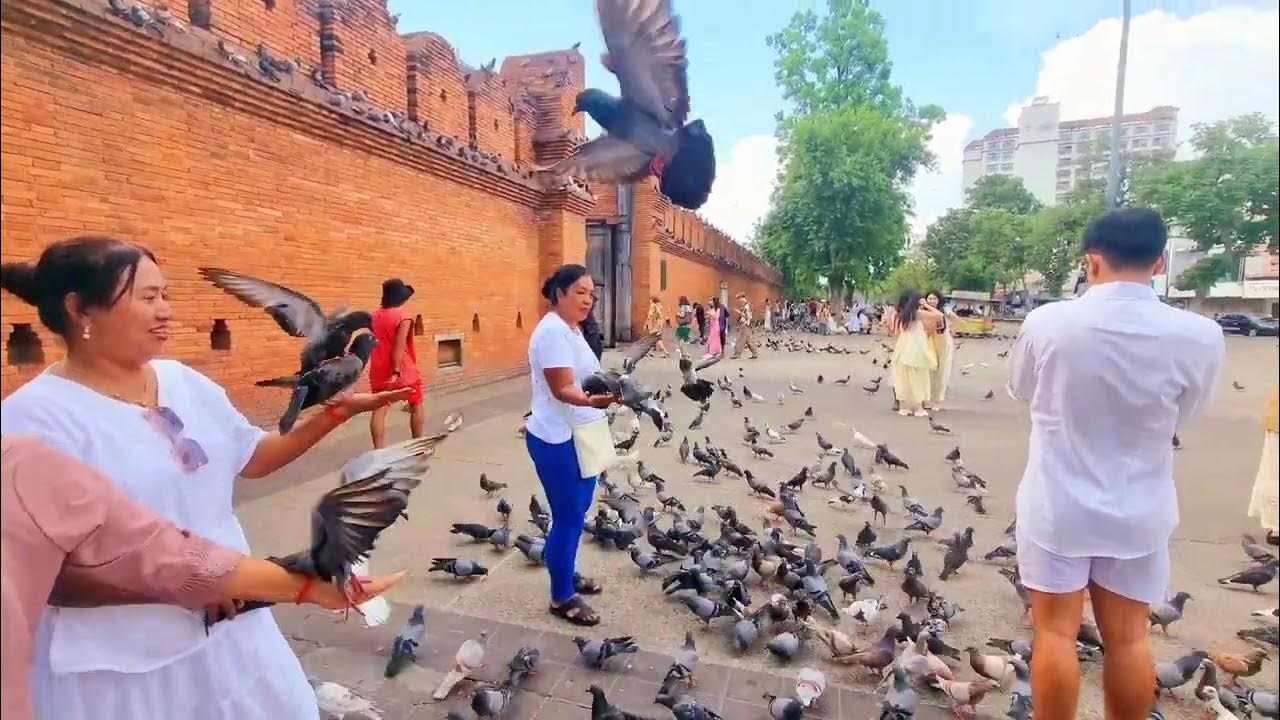 ထိုင်းနိုင်ငံ၊ ချင်းရိုင်မြို့ အထင်ကရမြို့ရိုးဟောင်းရှေ့ အမှတ်တရခိုစာက