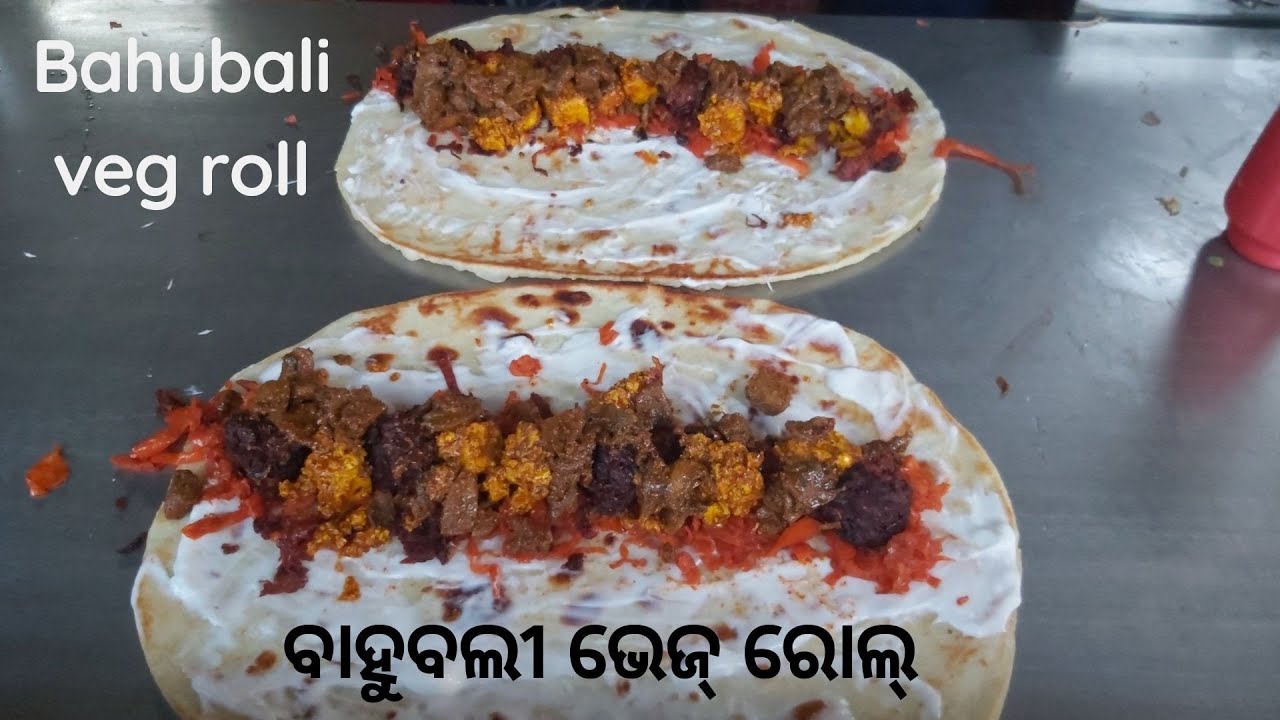 Biggest Veg Roll |Bahubali Roll| Street Food India - YouTube