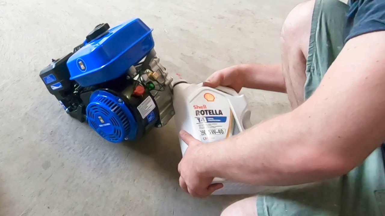 7HP Power Fist motor first start - YouTube