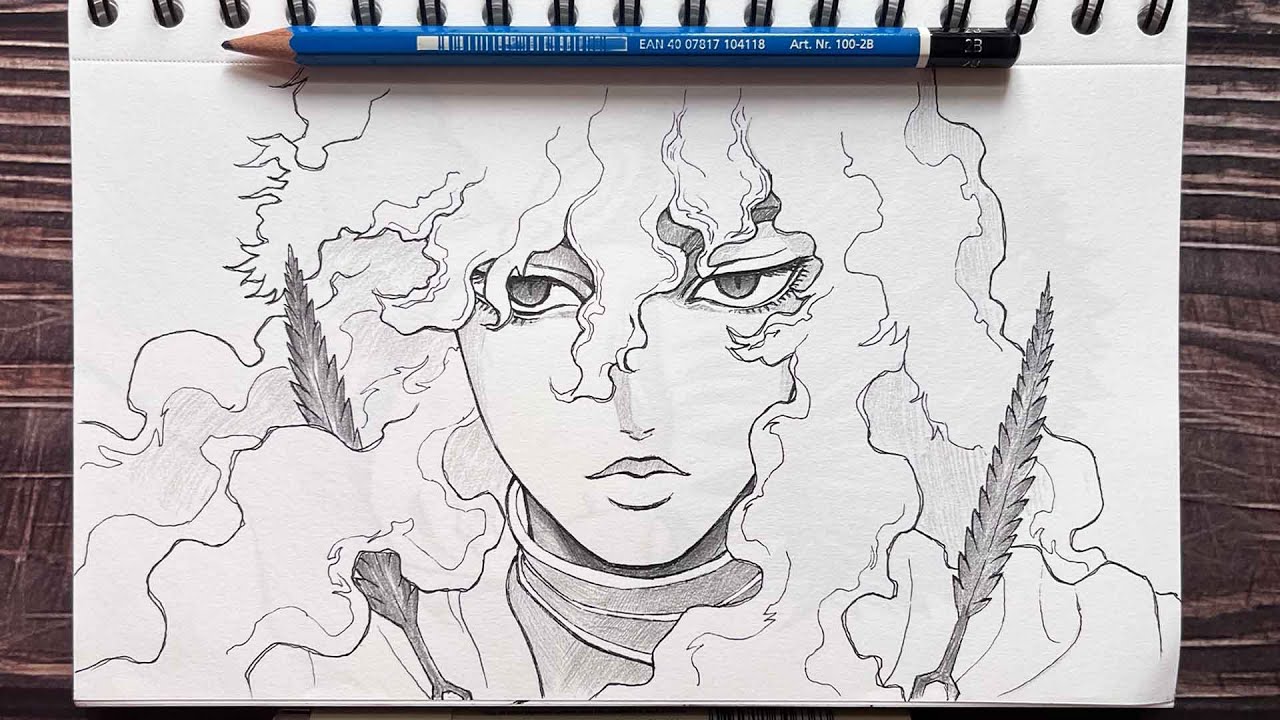 Drawing Griffith - [Berserk] - YouTube