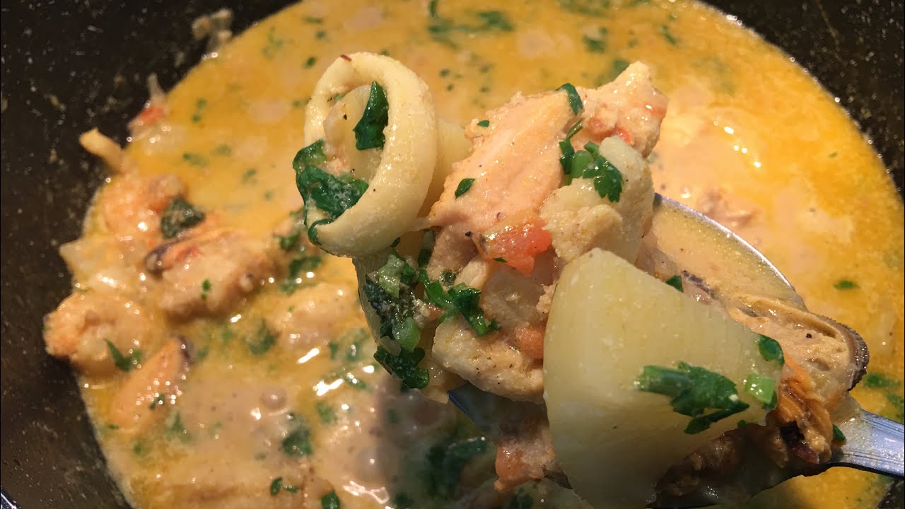 Seafood Mix Curry Thawed Marinara Curry 24NOV20 API # 225 - YouTube