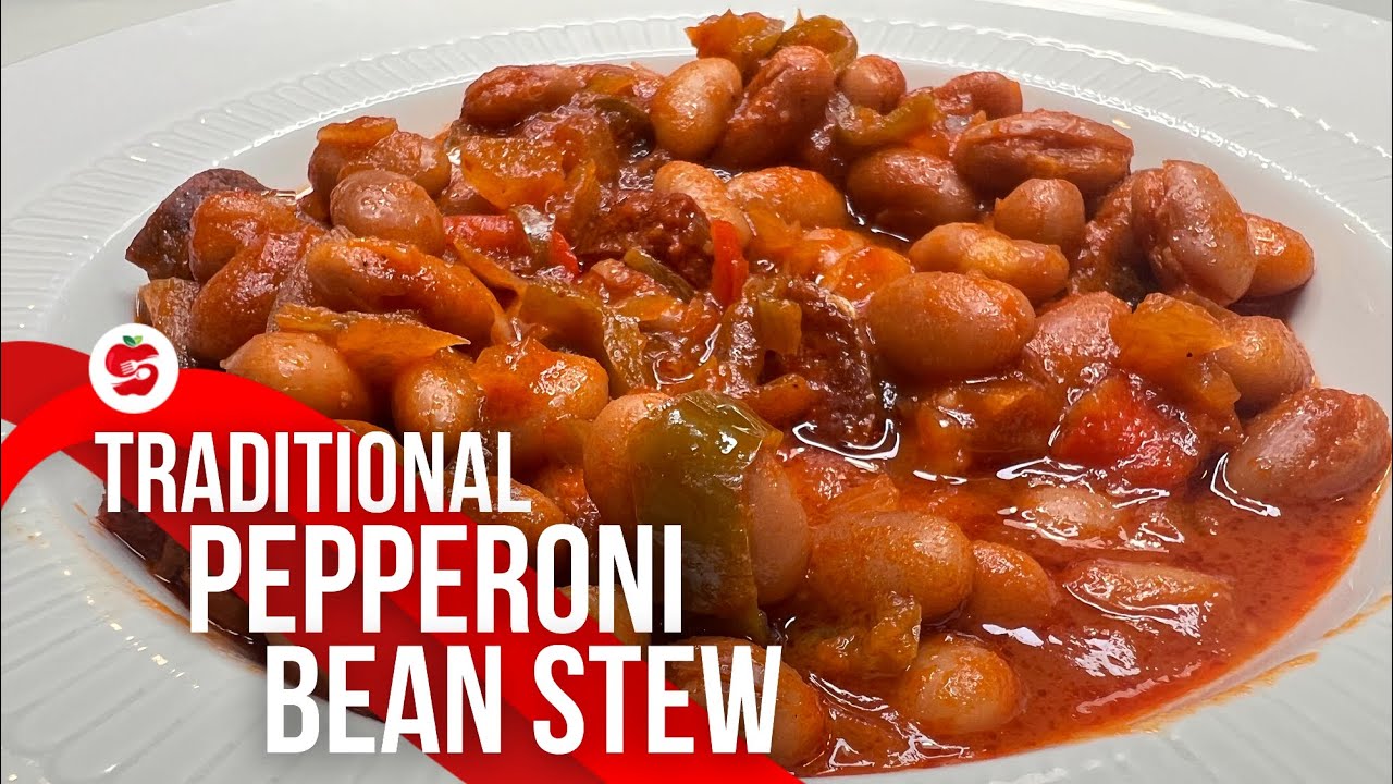 Traditional Pepperoni & Beef White Bean Stew | High-Protein Comfort ...