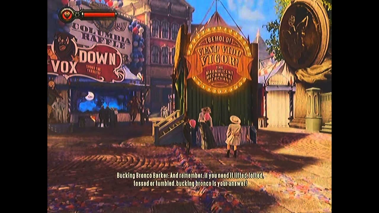 Let's Play Bioshock Infinite Part 1: getting the golden pistol - YouTube
