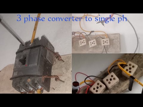 3 phase converter to single phase home yt viral video wiring 3 phase ...