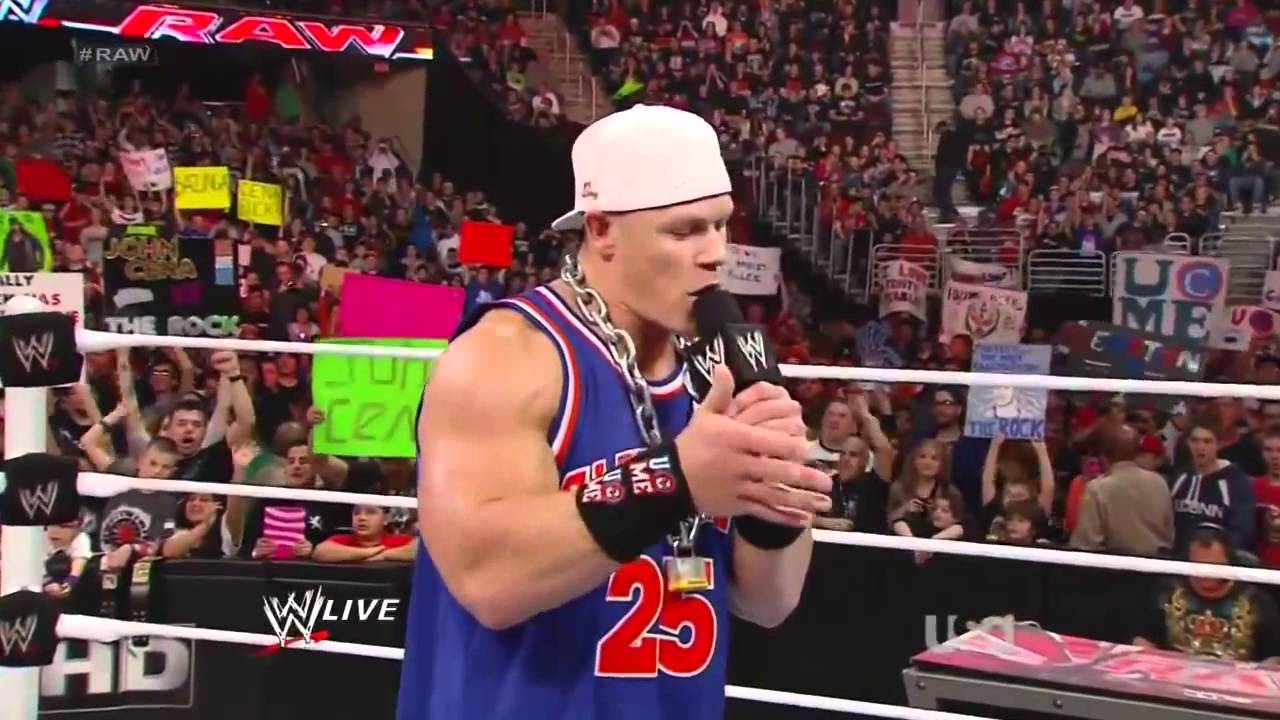 John Cena Raps WWE Raw [HDTV 720p] - YouTube