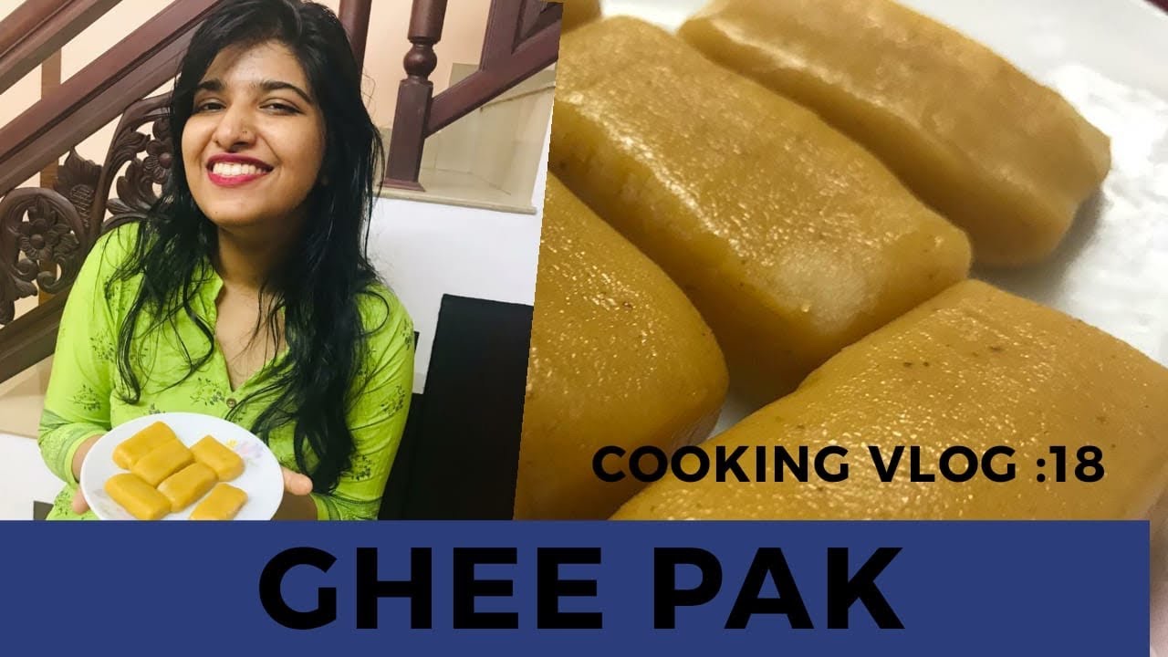 Home made ghee pak(mysore pak)||3 ingredients only - YouTube