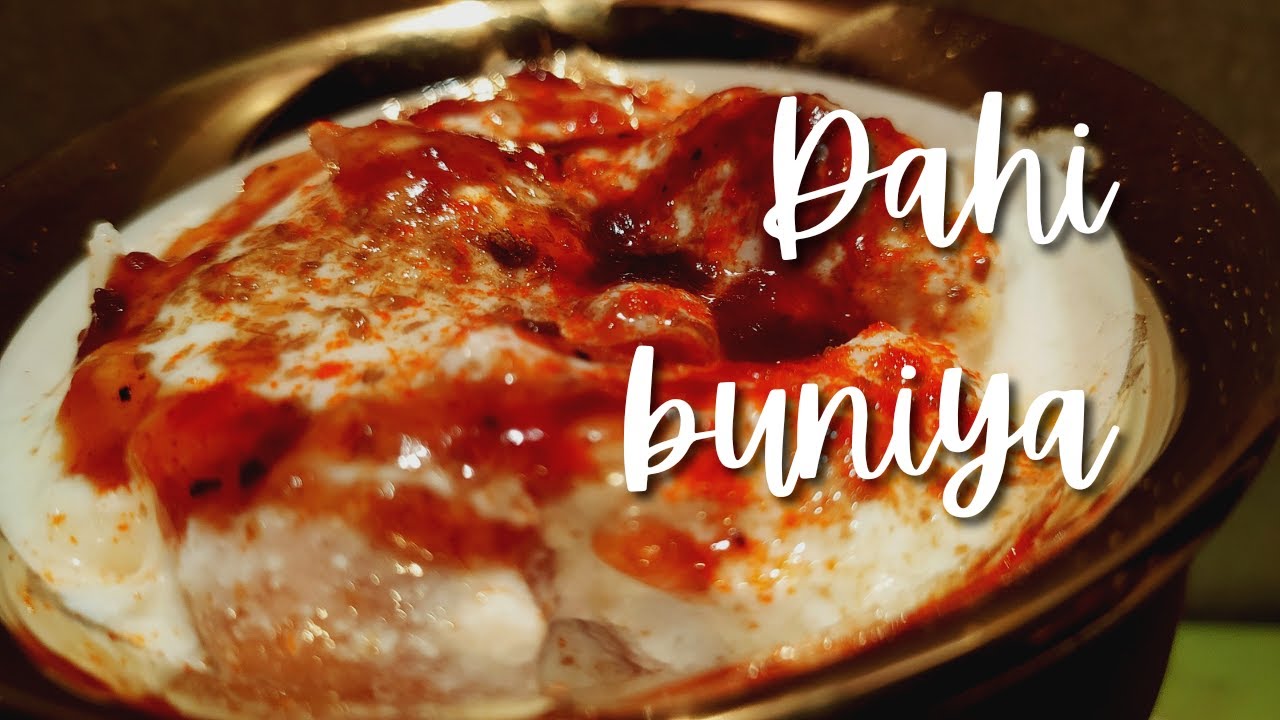 DAHI BUNIYA! Easiest snack recipe! #easiestsnack #dahibuniya # ...