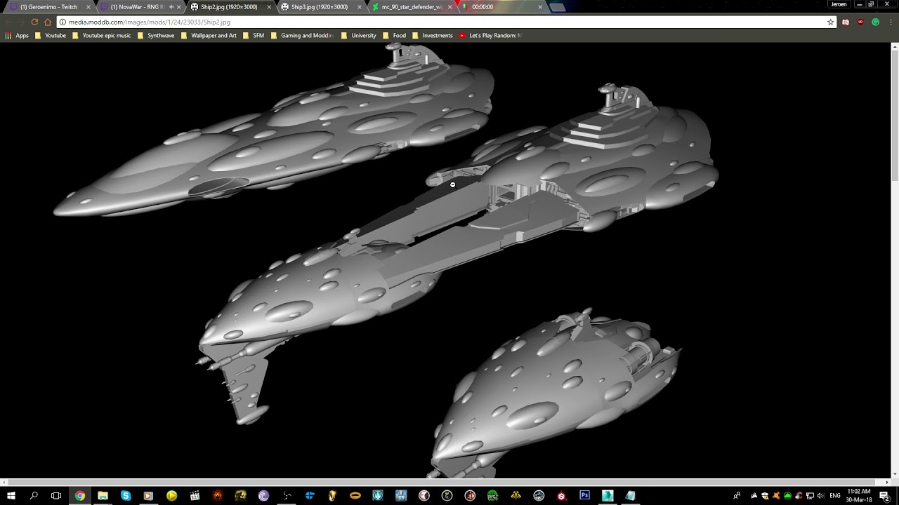 Build-a-ship-in-one-day livestream part 1: The Mediator Battlecruiser ...