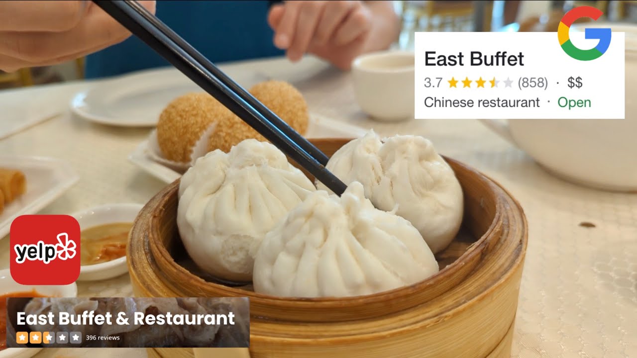 Tried mixed reviewed Dim Sum 点心 🇨🇳 East Buffet in Flushing, NY [ASMR ...