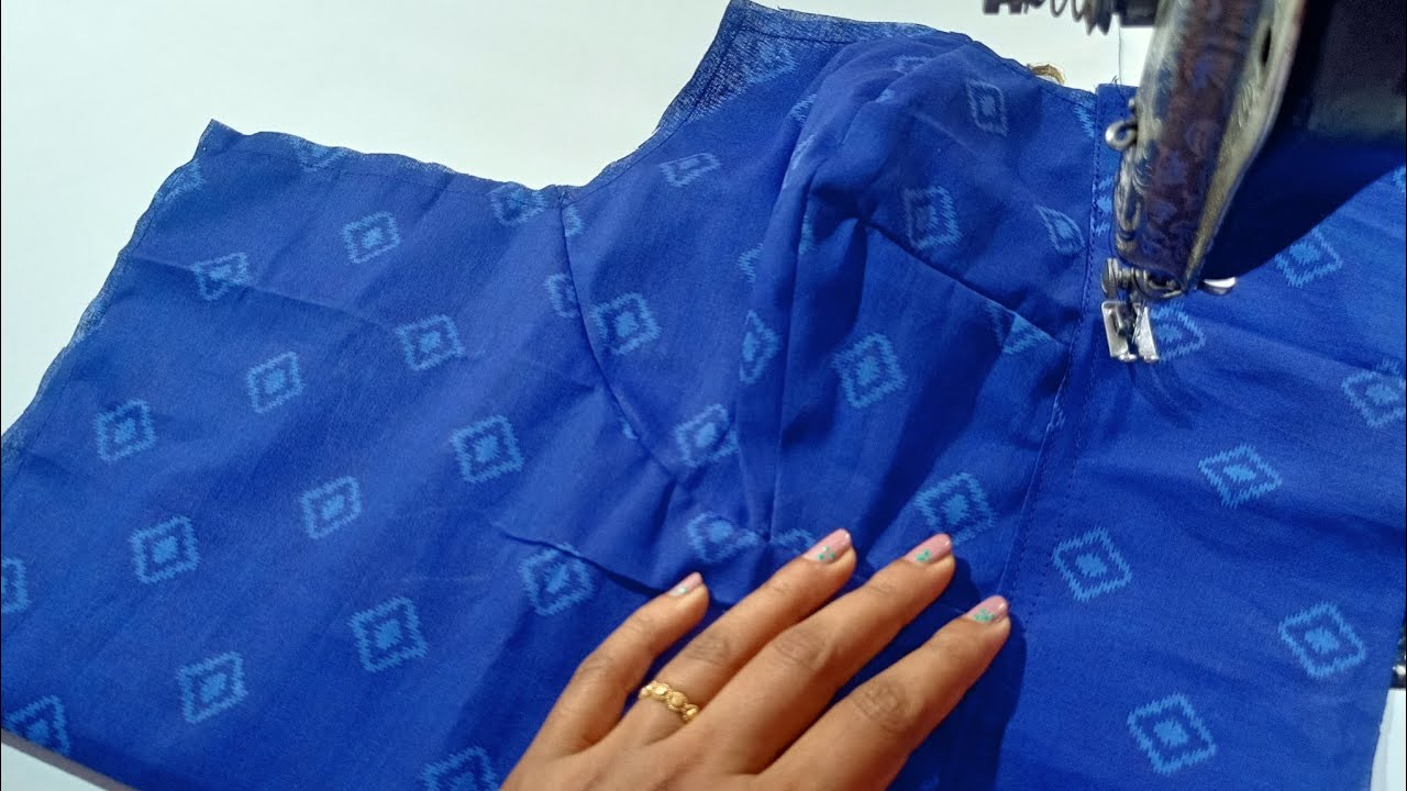 Invisible Stitching Tutorial | Megha Sleeve Stitching Ideas| Blouse ...
