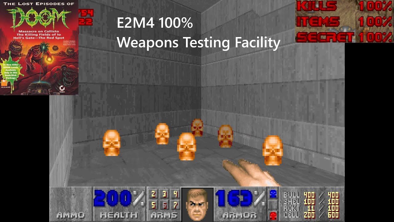 The Lost Episodes of Doom: E2M4 Ultra Violence 100% with commentary ...