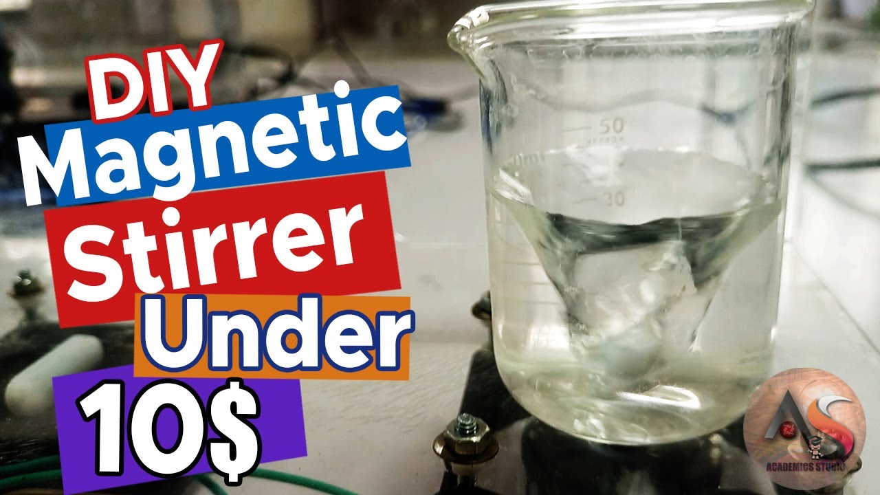 DIY Magnetic Stirrer | Easy Lab Mixer for Chemical Reactions & Research ...