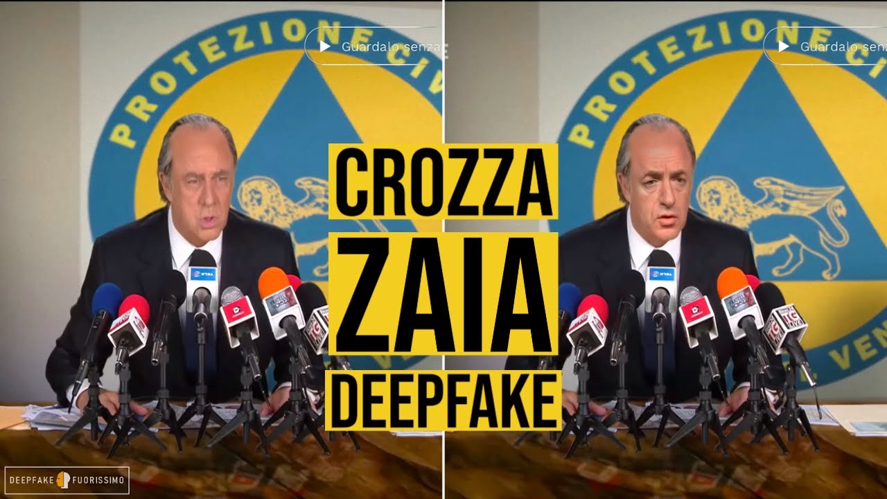 Crozza - Zaia (doppia). Congiuntivi. [deepfake] - YouTube
