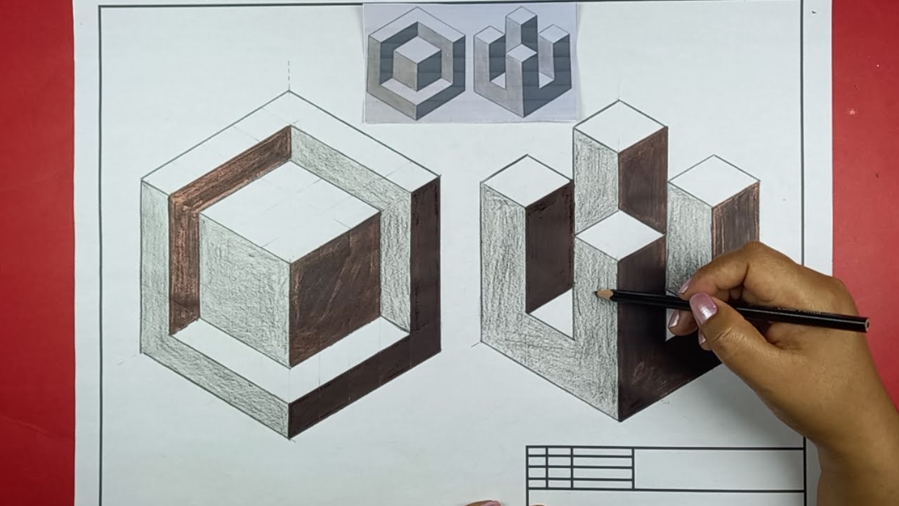 REPRESENTACIÓN DE FIGURAS EN 3D EN LA MALLA ISOMETRICA - YouTube