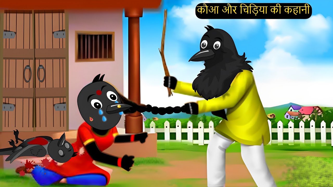 कार्टून | Chidiya KauwaCartoon | Chidiya Wala Cartoon | Hindi Cartoon ...