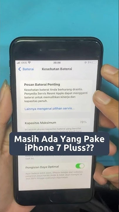 2023 masih ada yang pake iPhone 7 Plus?? #iphone #iphone7plus #bateraihealth #bateraiiphone ...