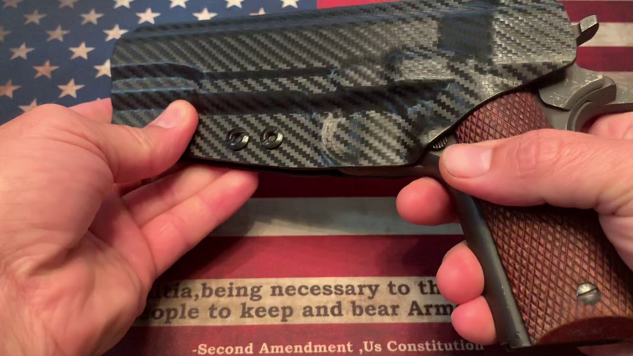 1911 IWB KYDEX Holster - Rounded Gear by Concealment Express - YouTube