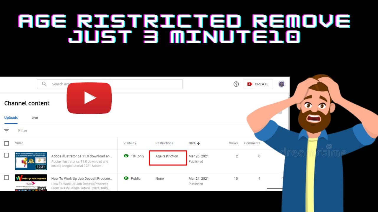 How To Remove Age Restriction On YouTube Video Upload Problem Soloution how-to-remove-age-restriction-on-youtube-video-upload-problem-soloution
