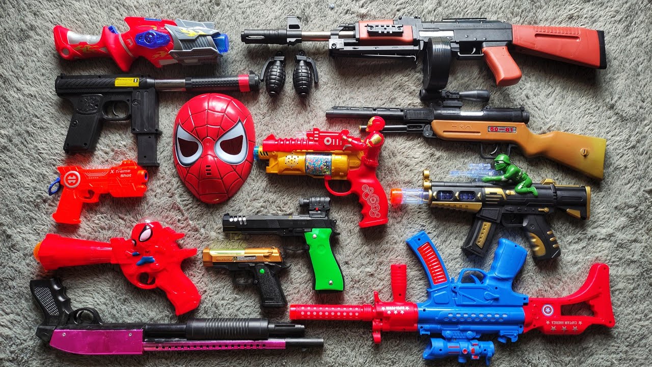 Collecting Sniper Gun Shot, ShotGun, Ak 47, Mp40, Pistol, Super Hero ...