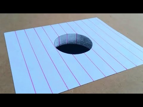 How To Draw Optical illusions ||Easy drawing with pencil || - YouTube