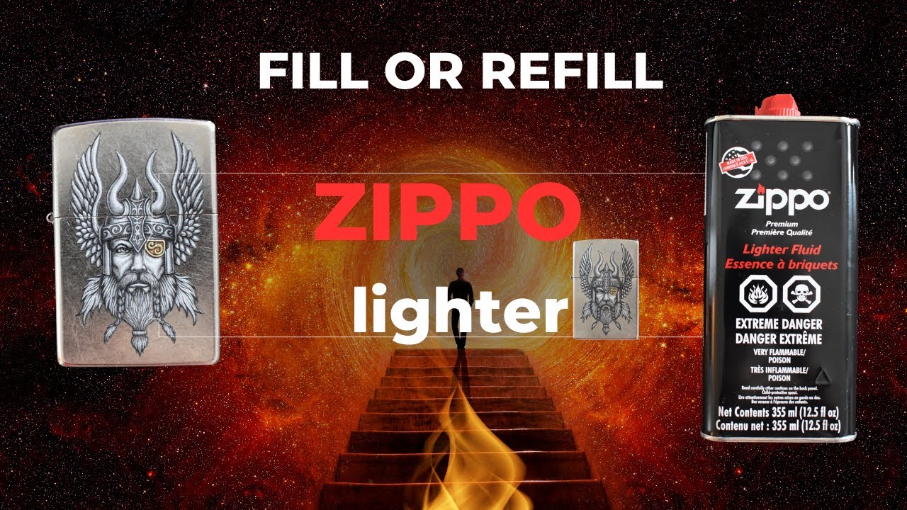 How to Fill and refill Zippo lighter (beginner's guide) - YouTube