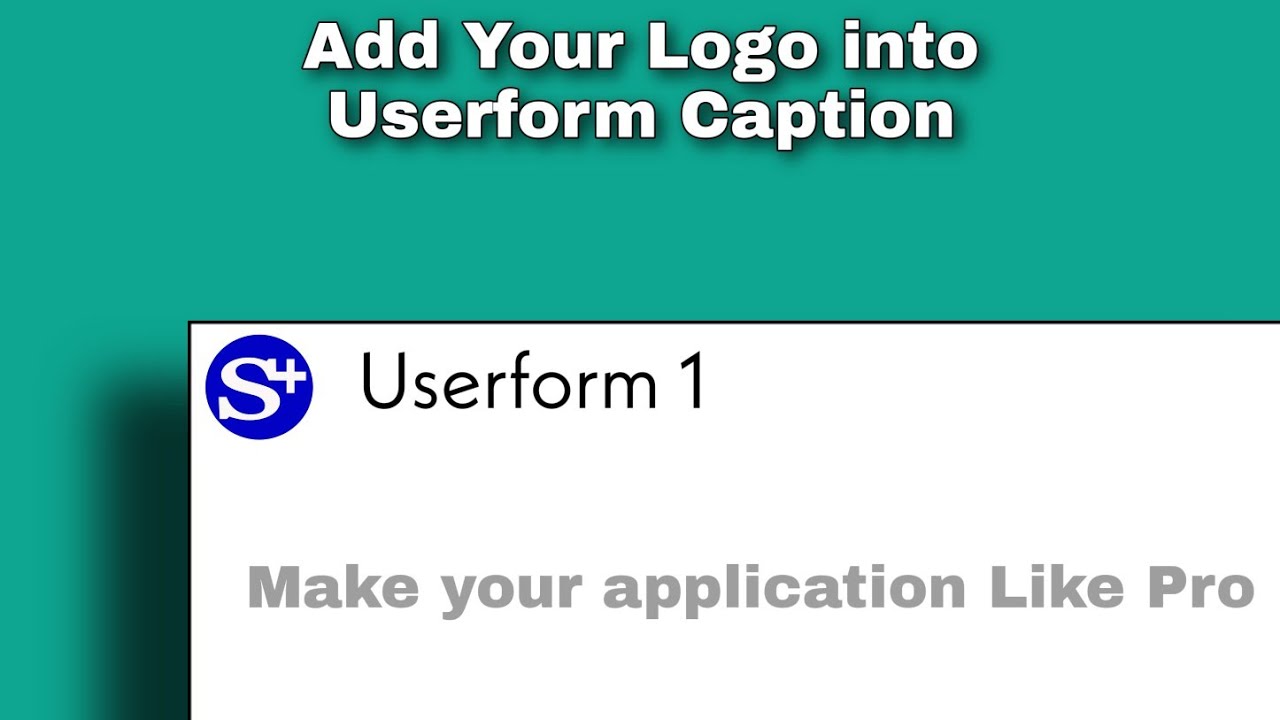 Add An Icon To The Caption In A Userform YouTube add-an-icon-to-the-caption-in-a-userform-youtube