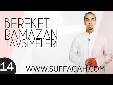 Bereketli Ramazan Tavsiyeleri 14: Bereketli İftar Programları