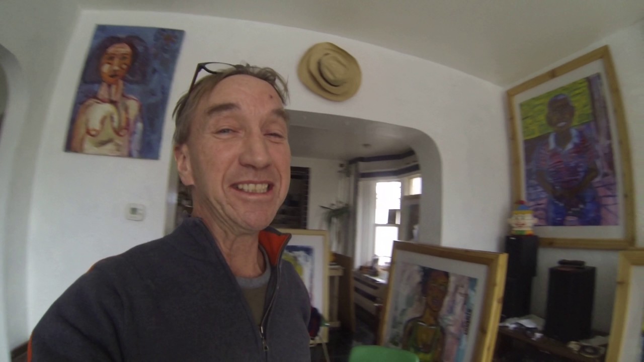 Patrick Carson -Tuesday - quick tour, of another studio, framing ...