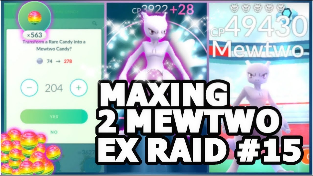 CATCHING MEWTWO #15 & MAXING OUT 2 MEWTWOS IN POKEMON GO | 4 MAXED OUT ...
