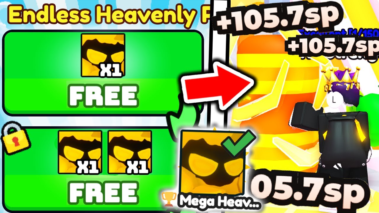 I Got RAREST MEGA HEAVENLY DOMINUS PET World 15 ENDLESS PACK in Roblox ...