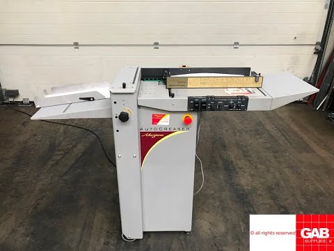 used Morgana Autocreaser automatic card creasing machine for sale Gab ...