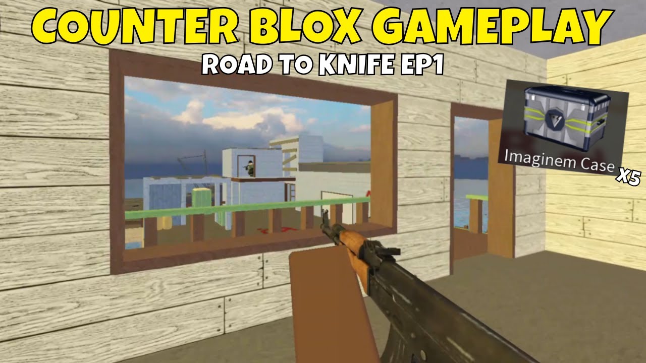 Counter Blox Gameplay and case opening | Road to getting a better knife ...