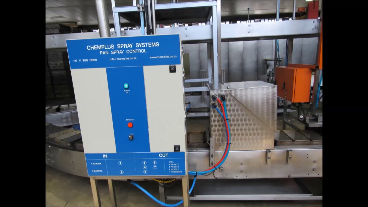 Chemplus - Automated Pan Spray Systems - YouTube