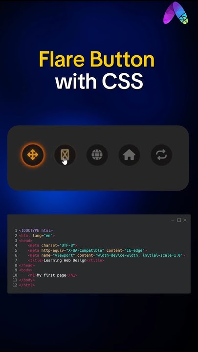 Create A Stunning Flare Button With Htnl And Css Coding Frontendtutorial Javascript Youtube