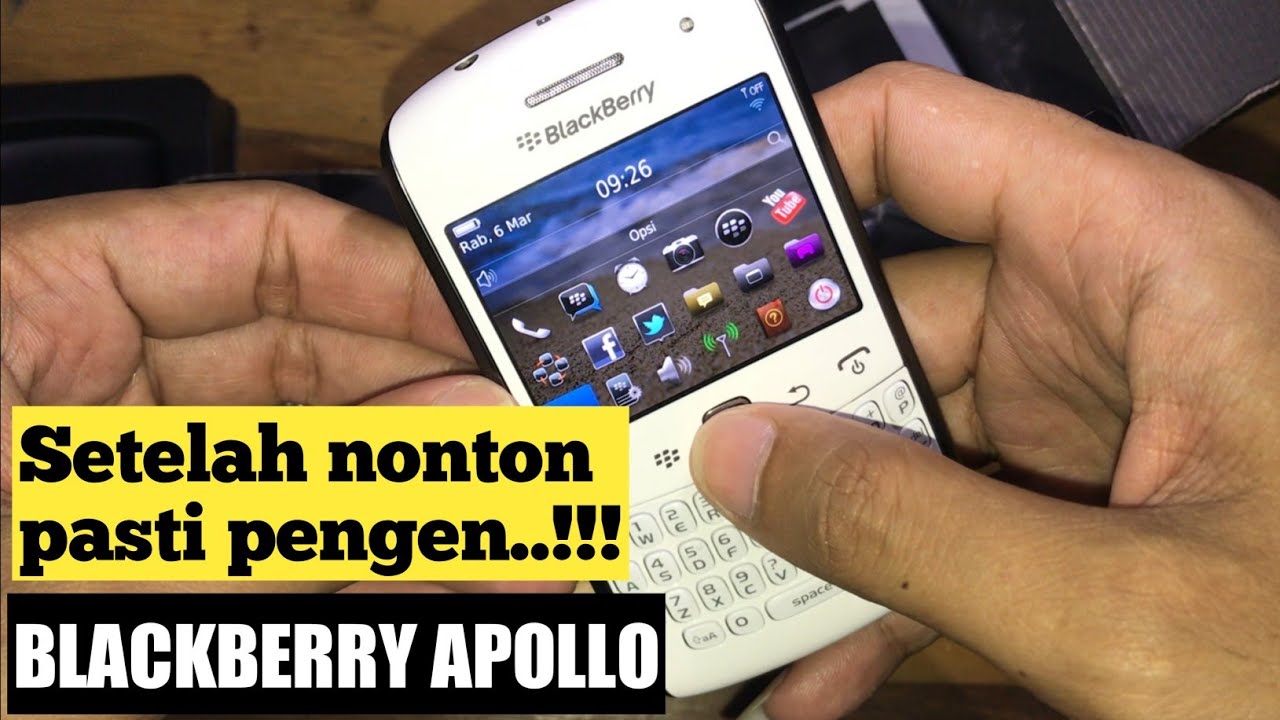Unboxing review Blackberry apollo curve 9360 - YouTube