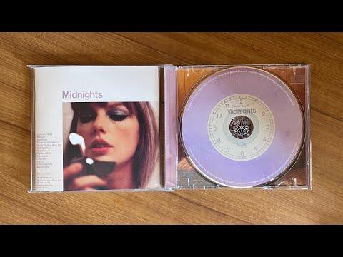Taylor Swift - Midnights (Lavender Edition) CD unboxing - YouTube