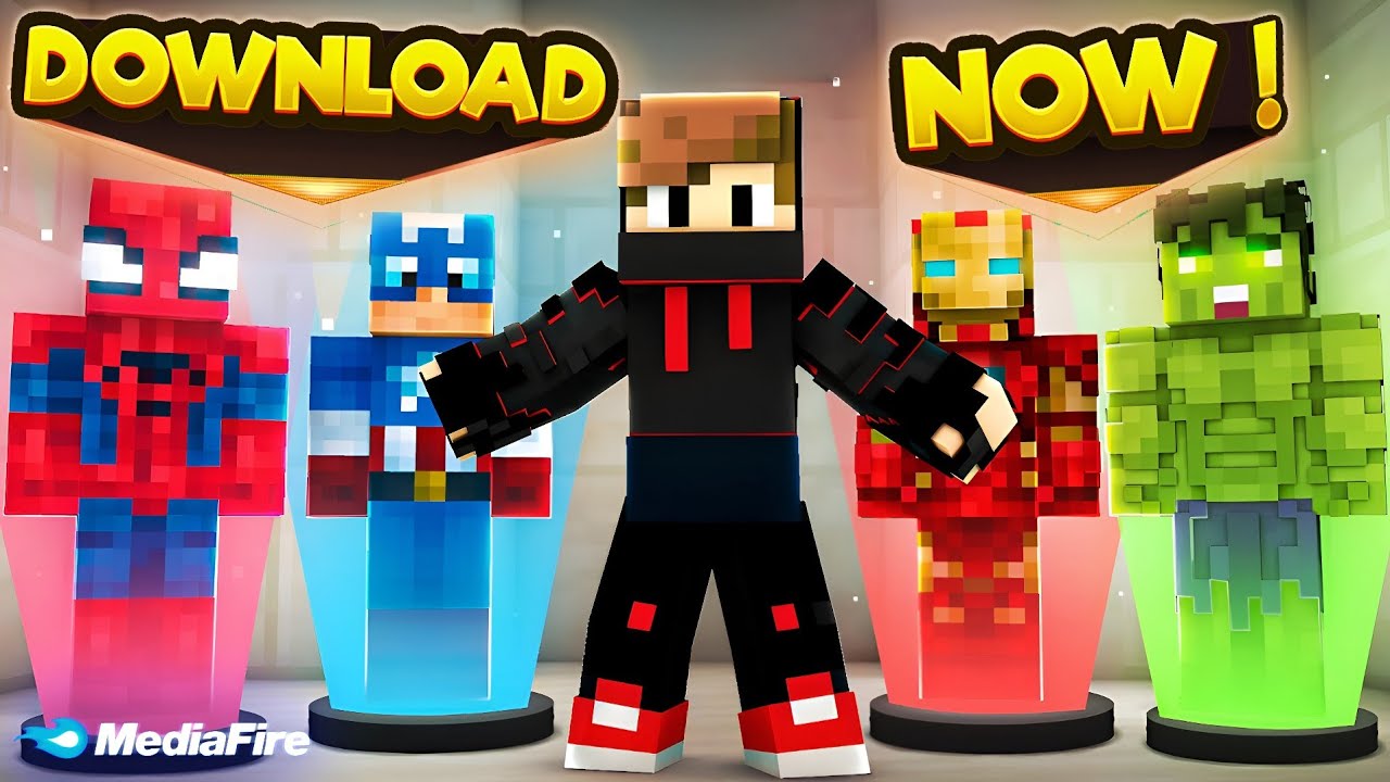 Top 4 MARVEL Superhero Mods for Minecraft PE 1.21+ (2025 Edition) - YouTube