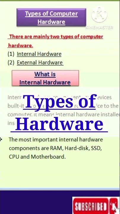 Types of Computer Hardware|| #computereducation #computer #computerknowledge - YouTube