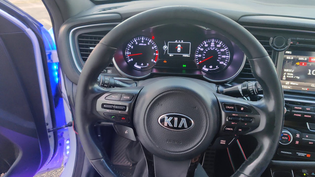 Kia optima LEDs walkthrough - YouTube