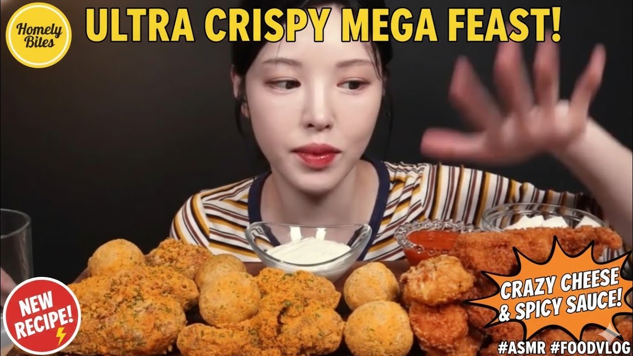 ULTRA CRISPY MEGA FEAST! 🔥 Crazy Cheese & Spicy Sauce | Homely Bites ...