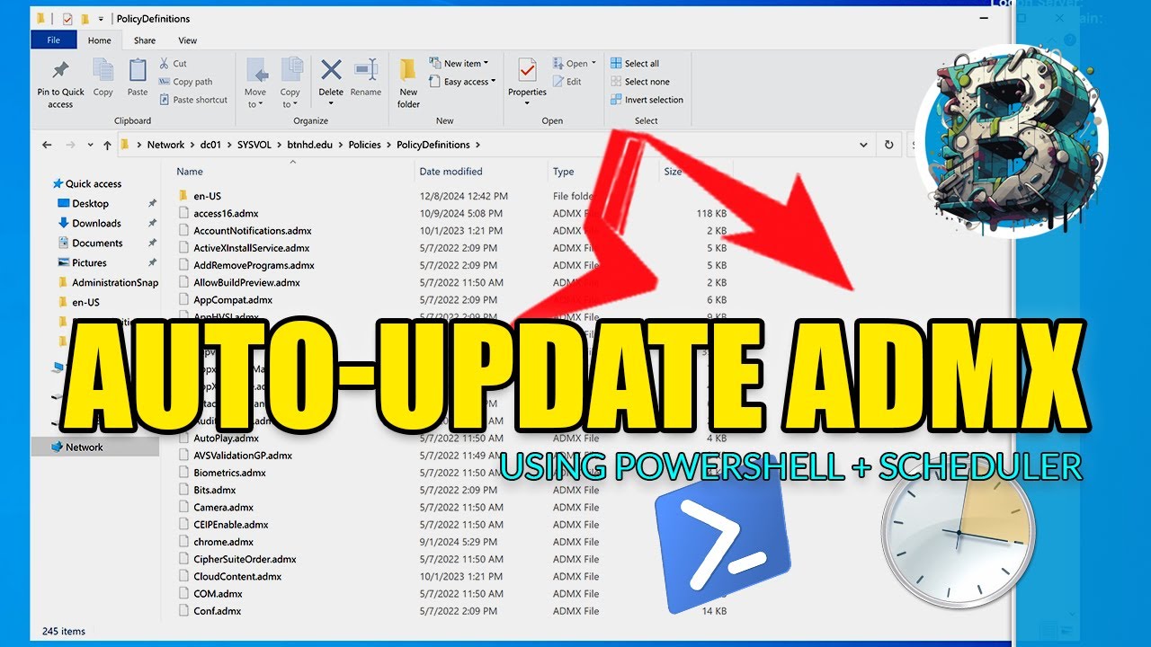 Keep ADMX Files Updated Automatically | EvergreenADMX + Task Scheduler ...