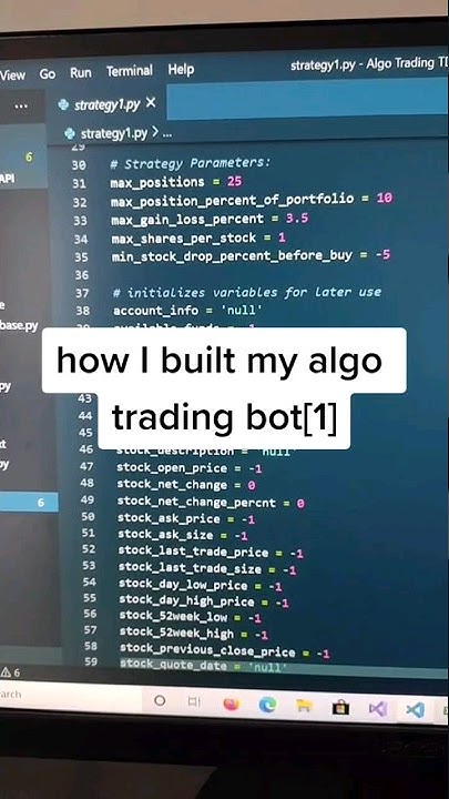 more tools used to build my algo trading bot 🤖 #algotrading - YouTube