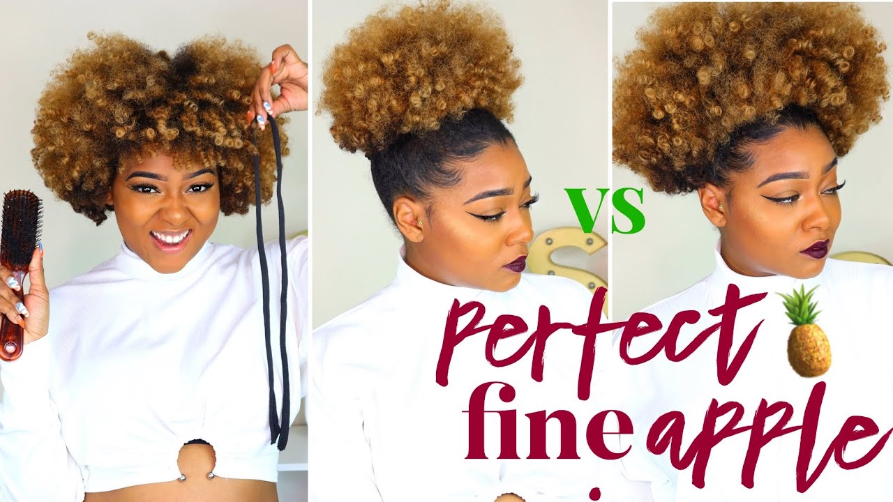 Big Puff Tutorial for Short & Medium Natural Hair | Quick Easy How To ...