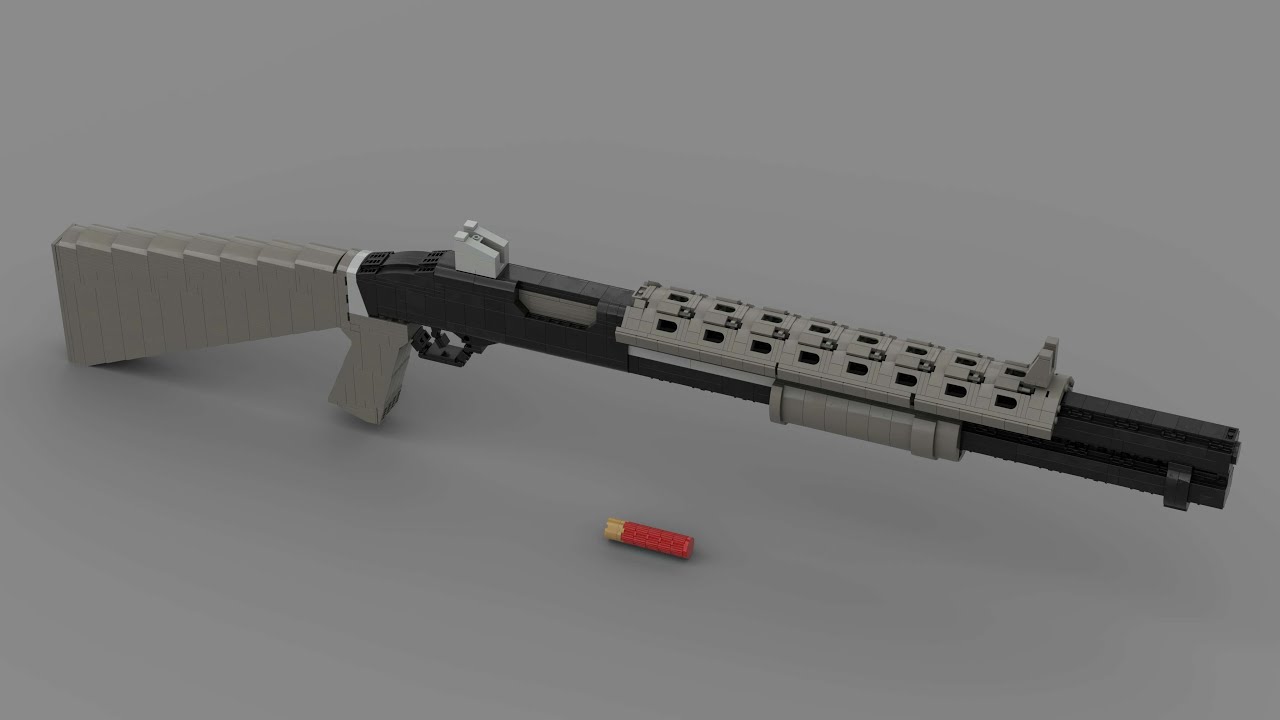 Custom Lego Gun MOC: W1200 [COD4] - YouTube