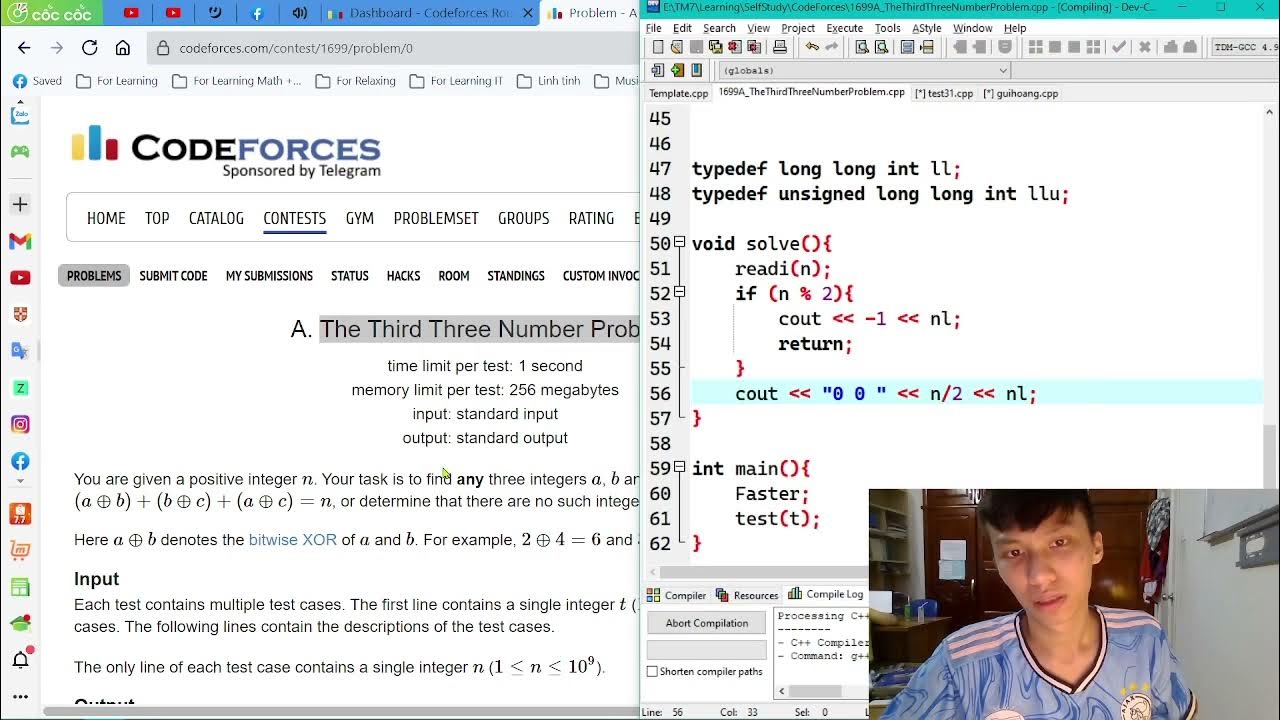 Codeforces Round 804 div 2 by TTM - YouTube