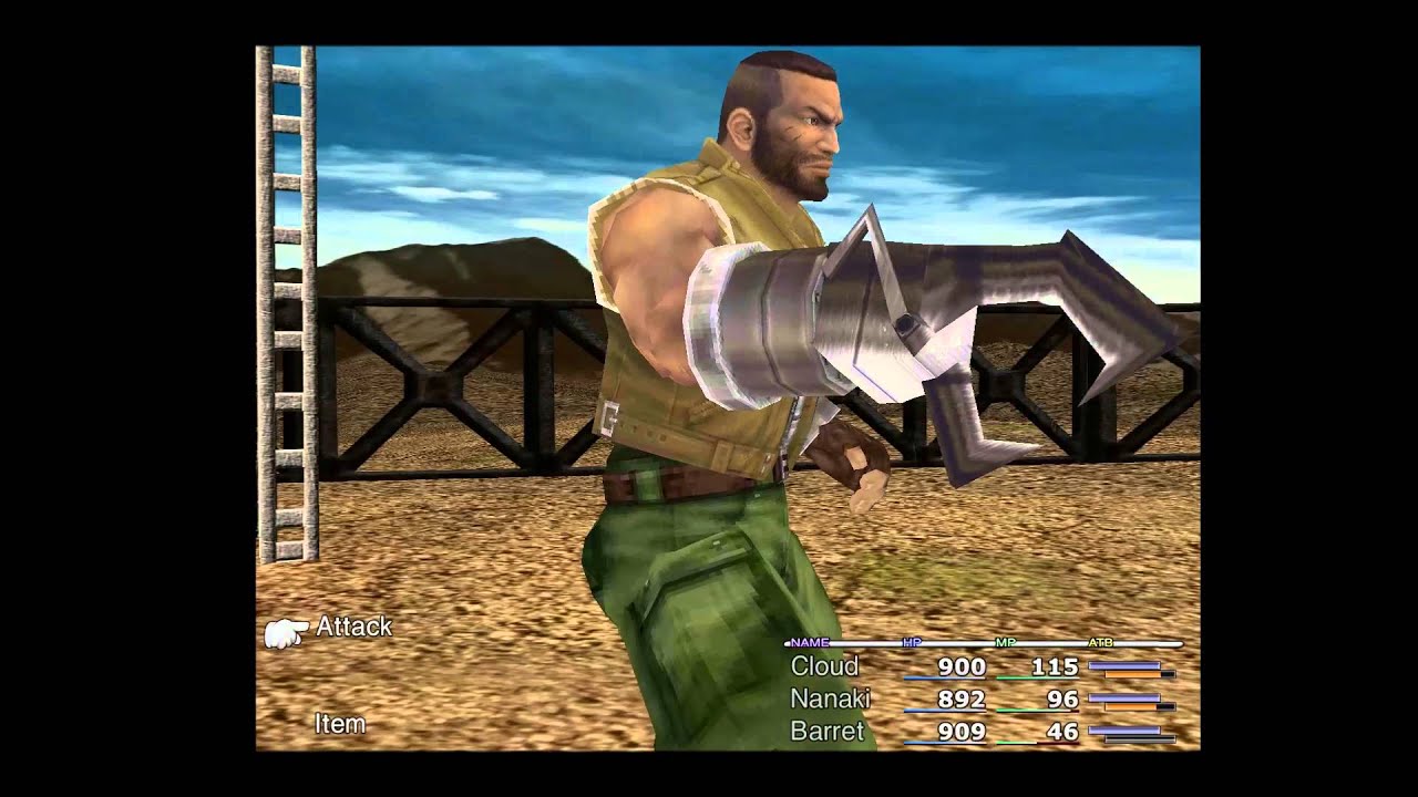 FF7 Mods Barret limits Break Effects - YouTube