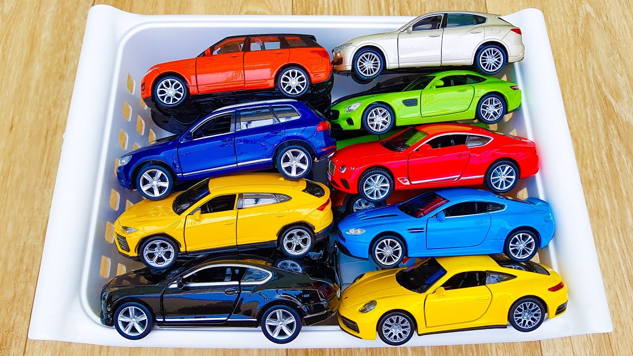 Box Filled With Different Cars - YouTube