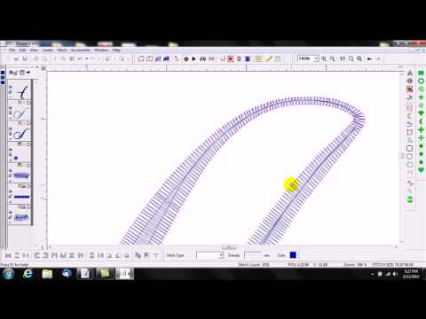 Recreating a DST satin stitch design - YouTube